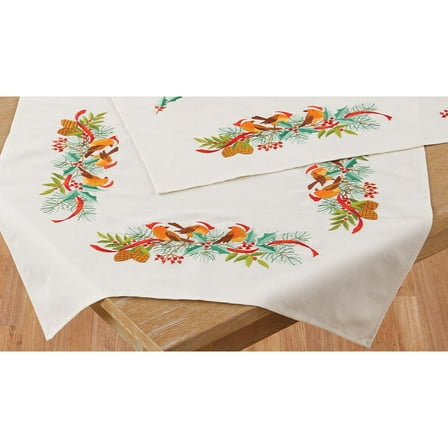 Herrschners® Coastline Table Topper Stamped Embroidery Kit - Walmart.com