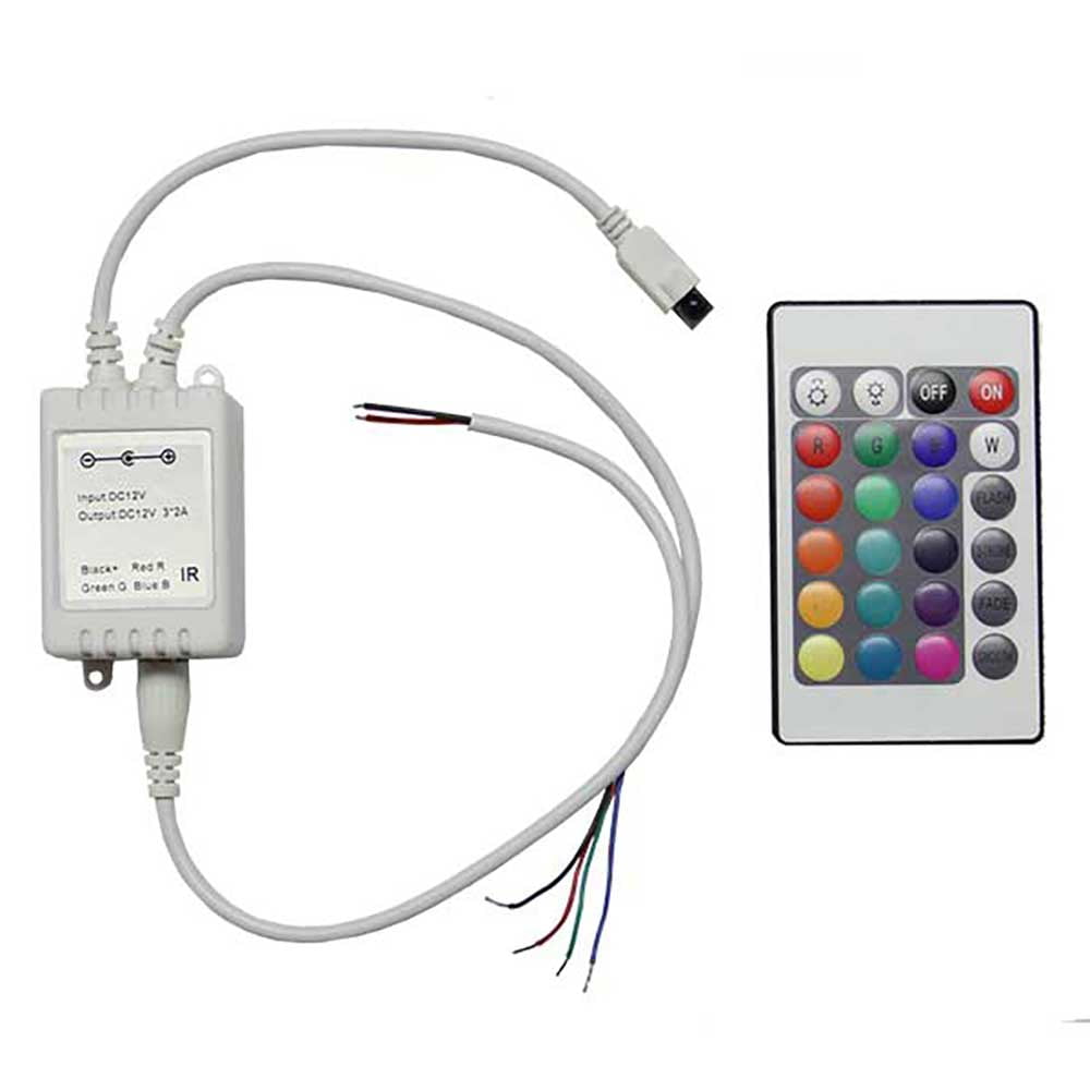 RGB LED Flex Strip Controller - Walmart.com