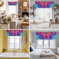 Abstract Gradient Art Valances for Windows Blue Purple Pink Ombre ...