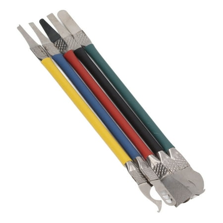 Pry Removal Tools, Labor Saving Comfortable Grip 5PCS Double Head Pry ...