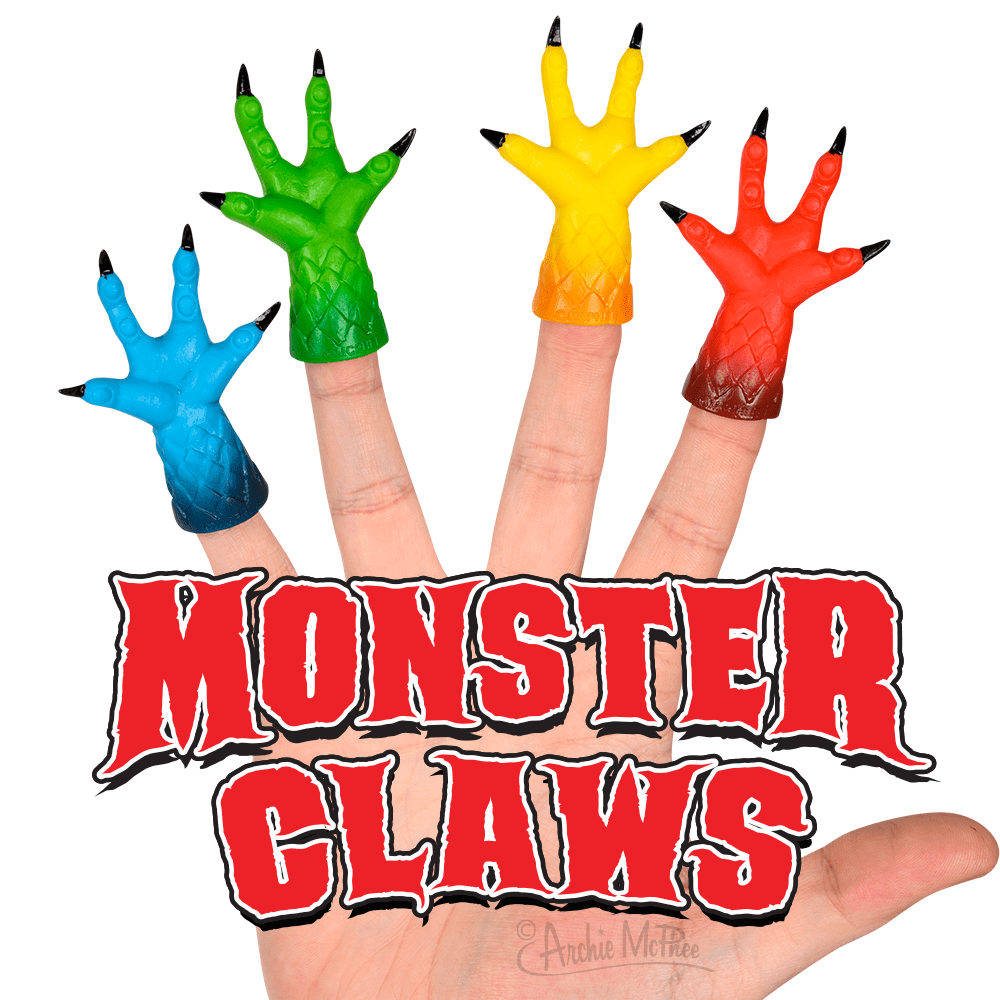MONSTER CLAWS 4 Piece Set Accoutrements - Walmart.com
