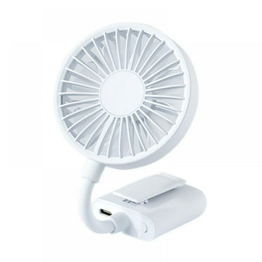 7 Inch Clip on Fan, Small Fan with Strong Airflow, Clip & Desk Fan USB ...