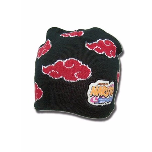 Naruto Shippuden Akatsuki Clouds Knit Beanie - Walmart.com
