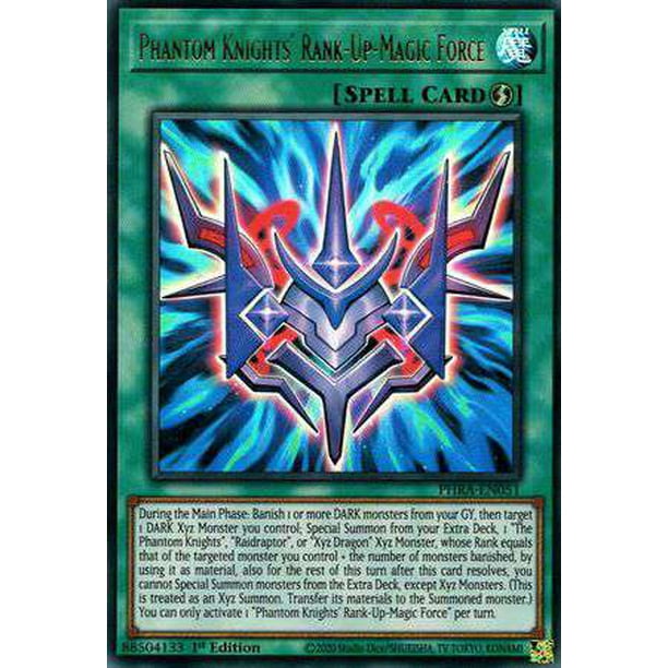 YuGiOh Phantom Rage Ultra Rare Phantom Knights' Rank-Up-Magic Force PHRA-EN051 - Walmart.com