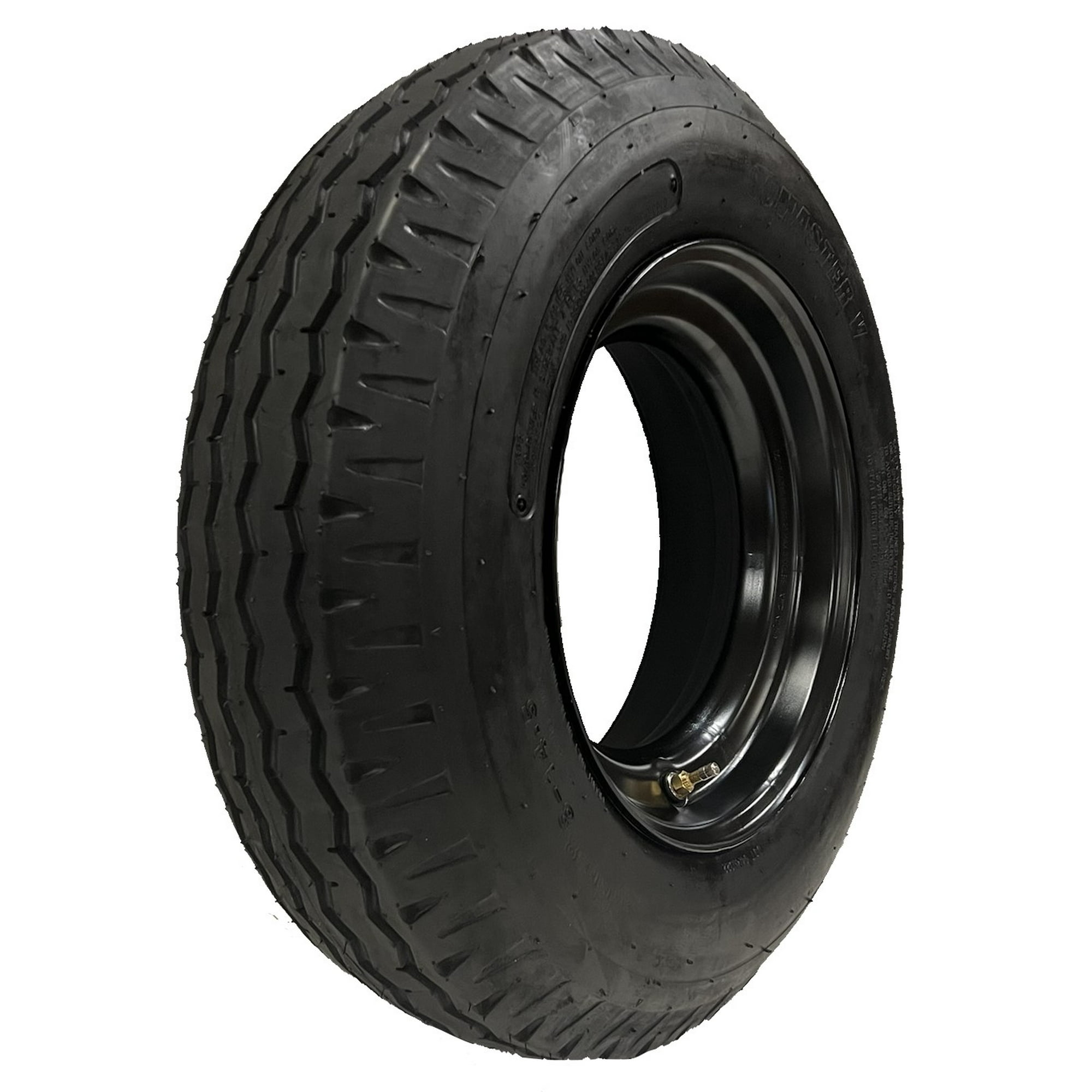 2-Pk Mounted Trailer Tire Rim Homaster 8-14.5 LRG 14.5 in. Demountable ...