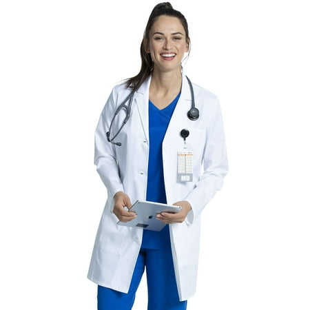 CHEROKEE Project Lab Women's 33" Lab Coat, CK452, 4XL, White | Walmart ...