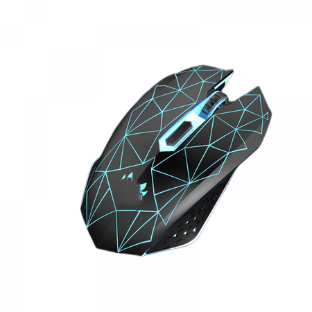 Rechargeable 2.4GHz LED backlit Bluetooth wireless USB optical gaming ...