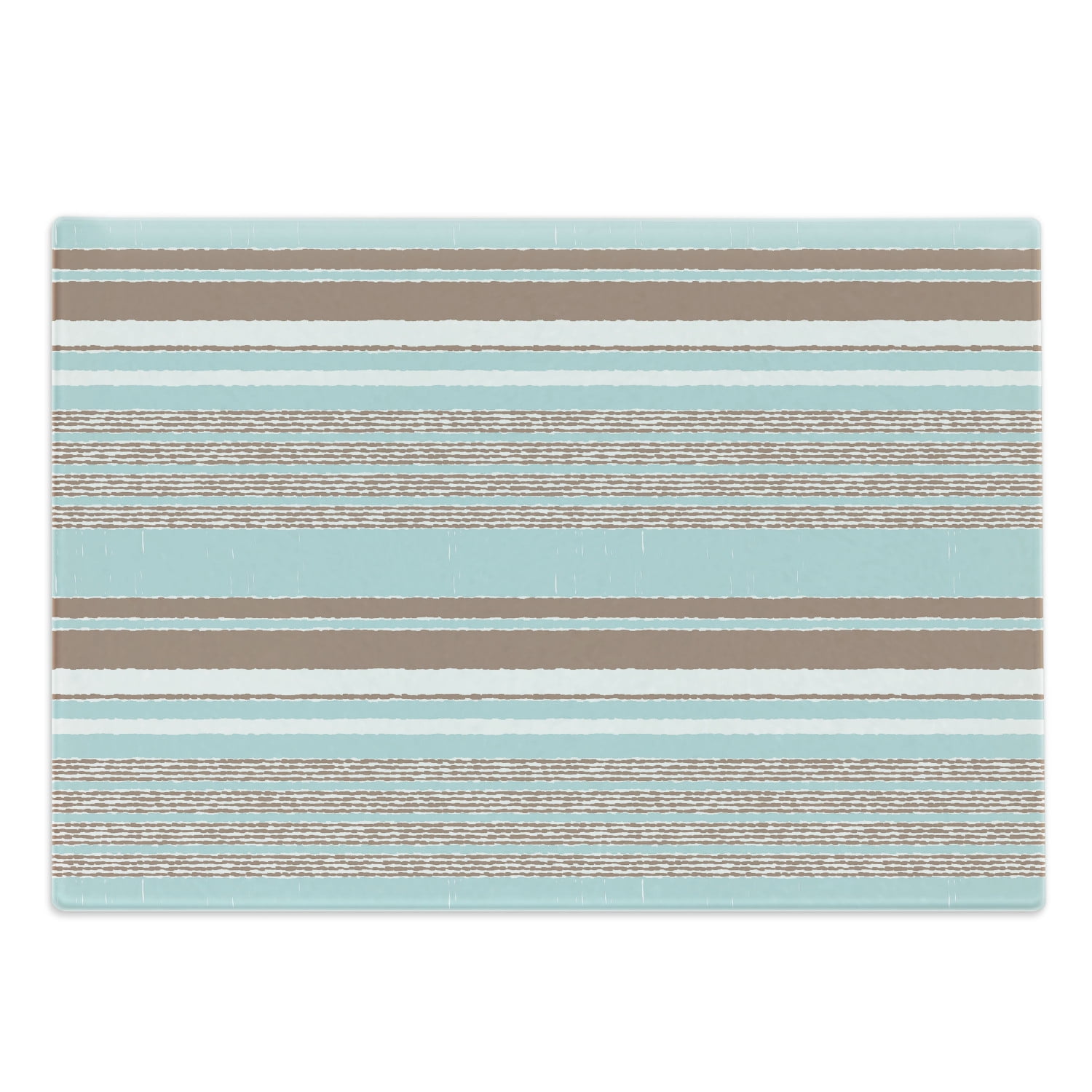 Aqua Cutting Board, Horizontal Stripes Lines Vintage Grunge Style Ocean ...