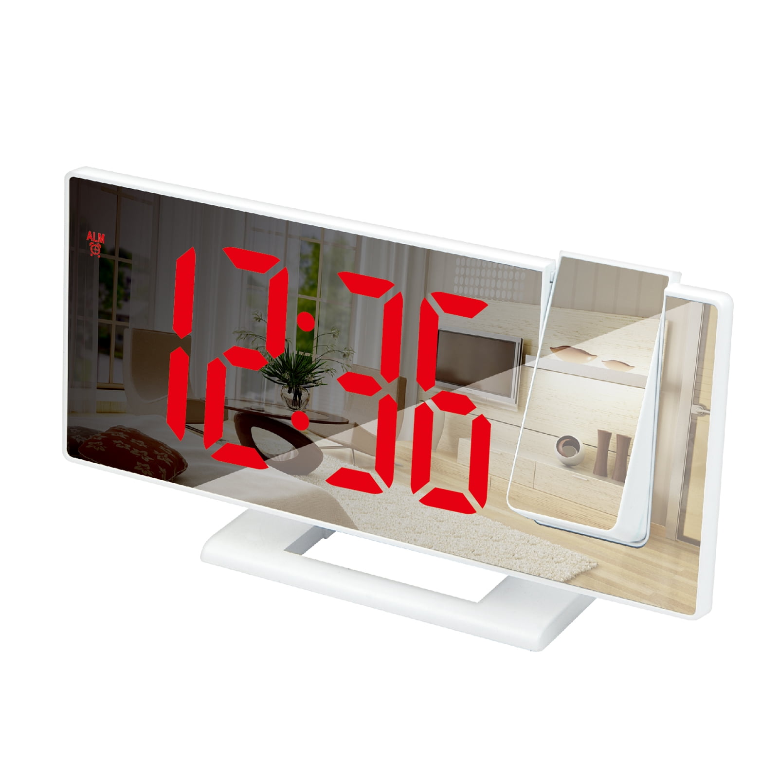 Four-speed Brightness Adjustment Digital Alarm Clock - Clear Voiceless ...