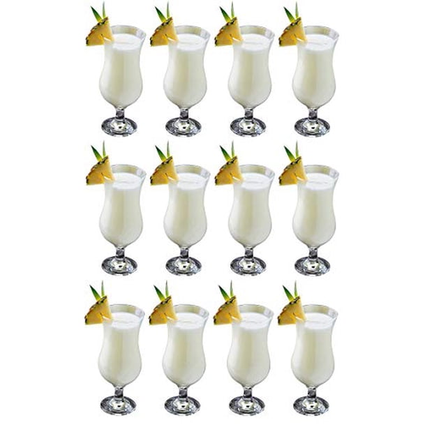 Epure Venezia Collection 12 Piece Hurricane Glass Set - Perfect for ...