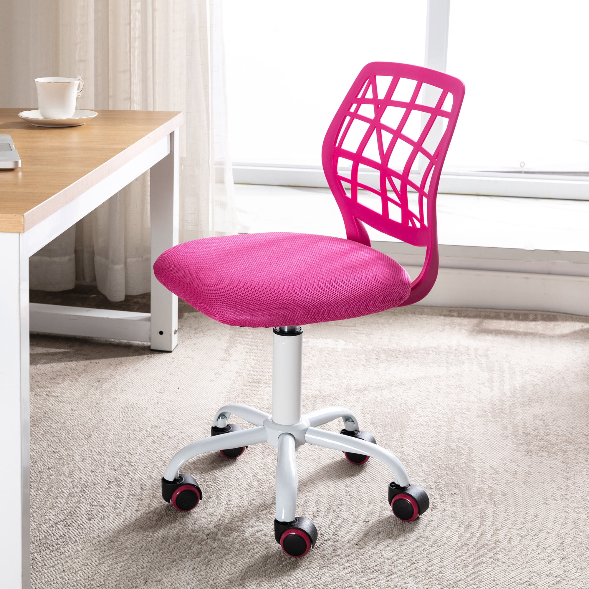 Luccalily Kids Study Desk Chair Cute Computer Office Bedroom Mesh Chair ...