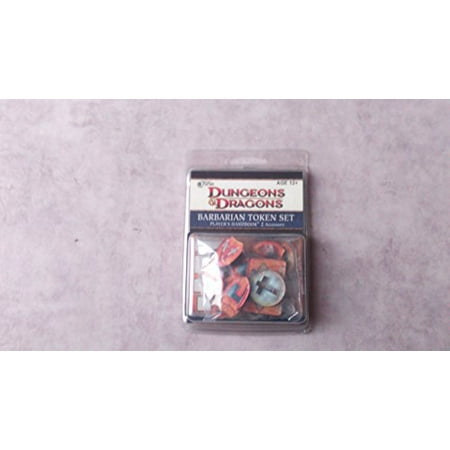 Barbarian Token Set Dungeons Dragons 4th Edition Accessories | Walmart ...