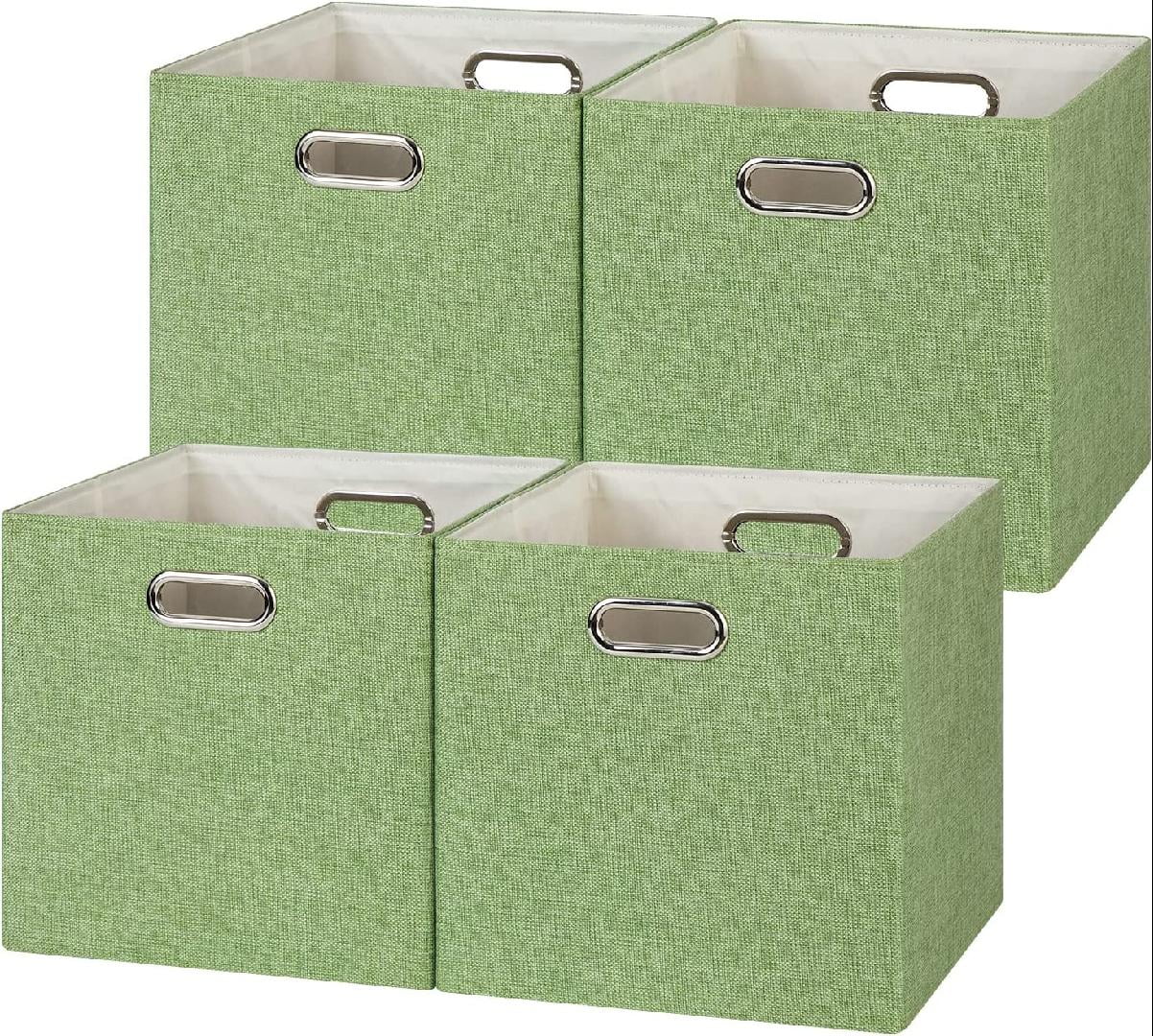 12 inch Storage Bins, Cloth Storage Bins for Organizing, Linen Closet ...
