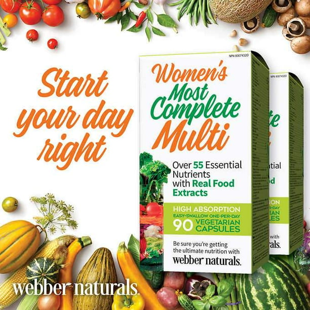 webber naturals Women?s Most Complete Multi - 2 x 90 vegetarian ...