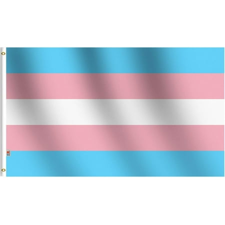 Transgender Pride Flag 3x5 Ft Outdoor Large, Moderate-Outdoor Both ...