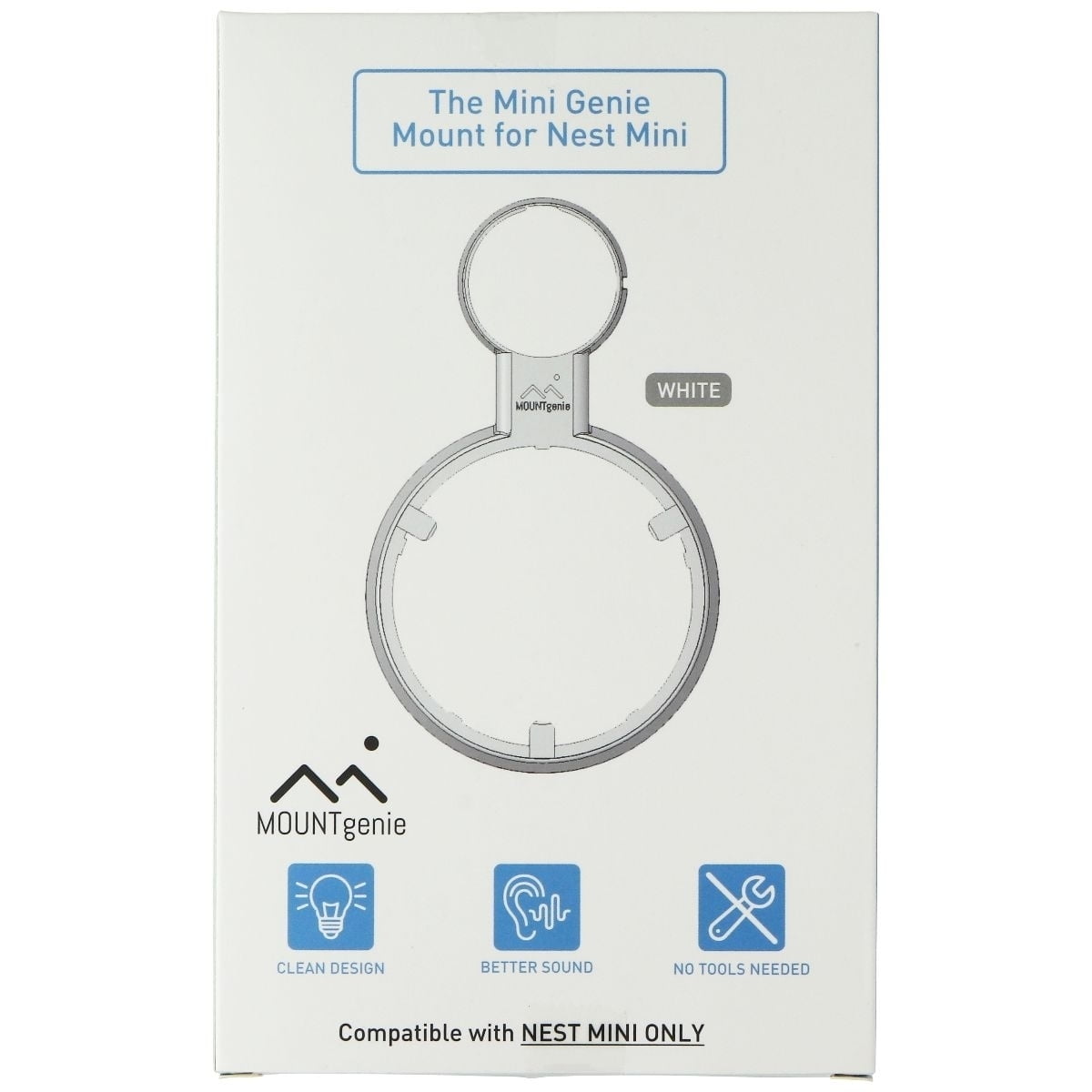 Mini Genie for Google Nest Mini (2nd Gen) - White (1-Pack) - Walmart.com