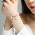 Crystal Stone Bracelet Rhinestone Bracelets Colorful Jewelry Flower ...