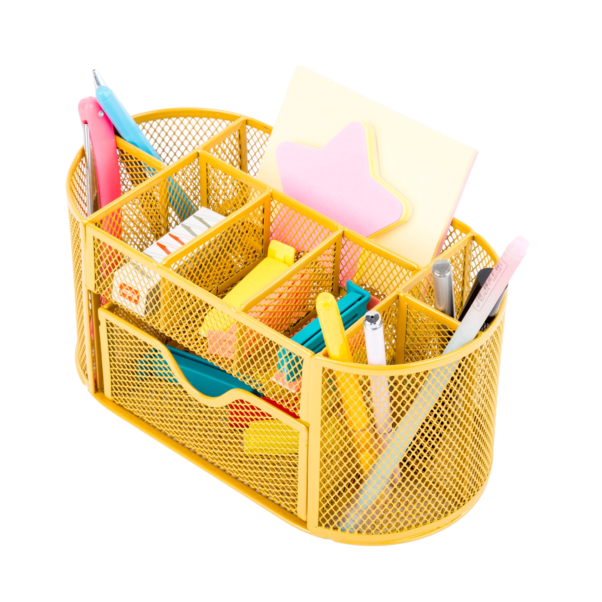 Pro Space Desktop Organizer Mesh Office Pencil Holder Desk Accessories ...