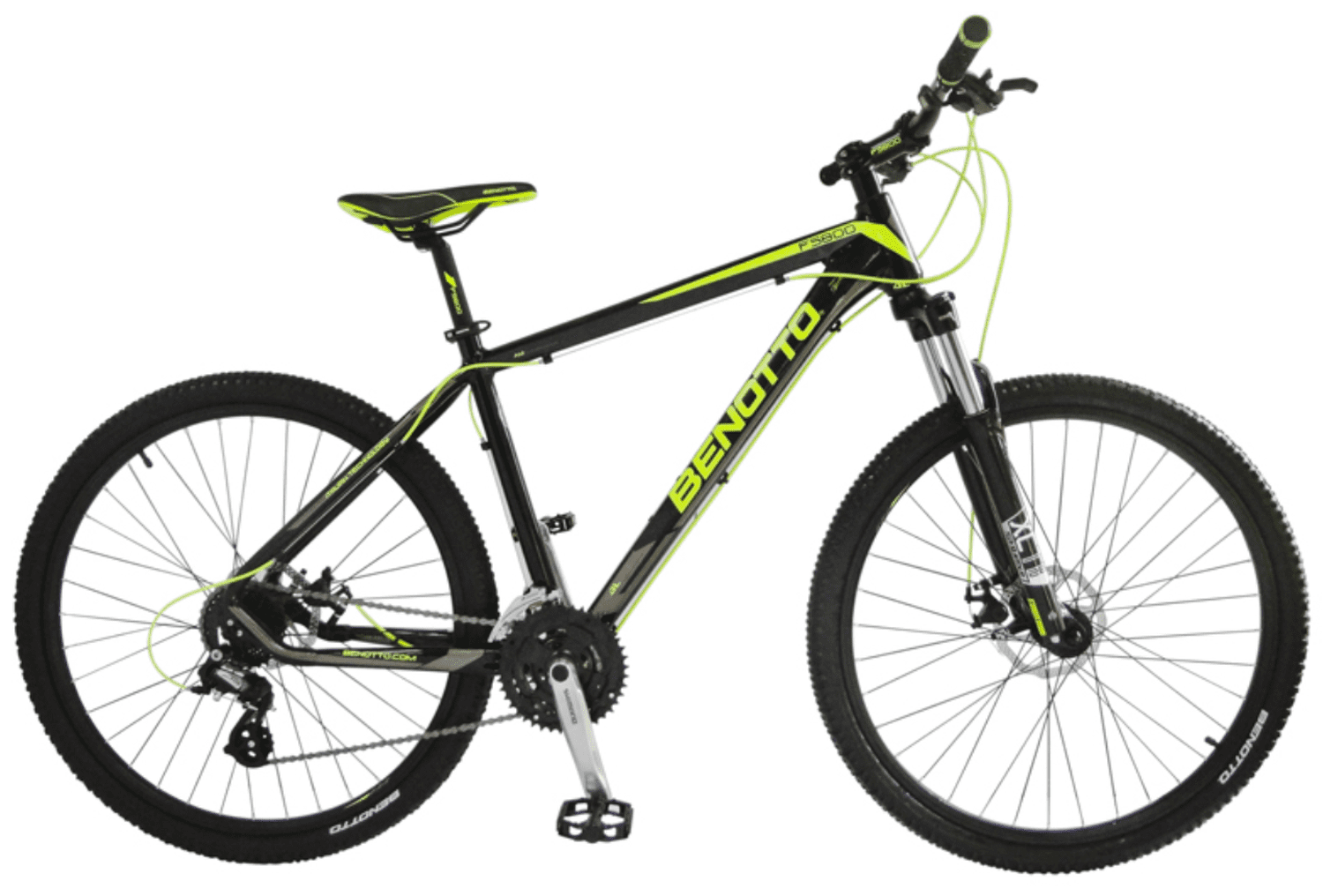 Bicicleta BENOTTO Montaña FS-800 R27.5 24V. Shimano Altus negro ML ...