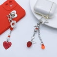 ANXPTIME Delicate Beaded Keyrings Pendant Aesthetic Keychain Women's ...