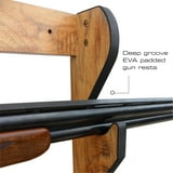 Rush Creek Creations Indoor 3 Rifle/Shotgun Wall Storage Display Rack ...