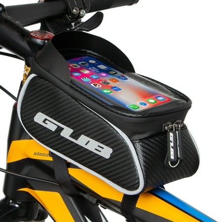 Bike Phone Front Frame Bag Waterproof Bicycle Tube Cycling Touchscreen ...