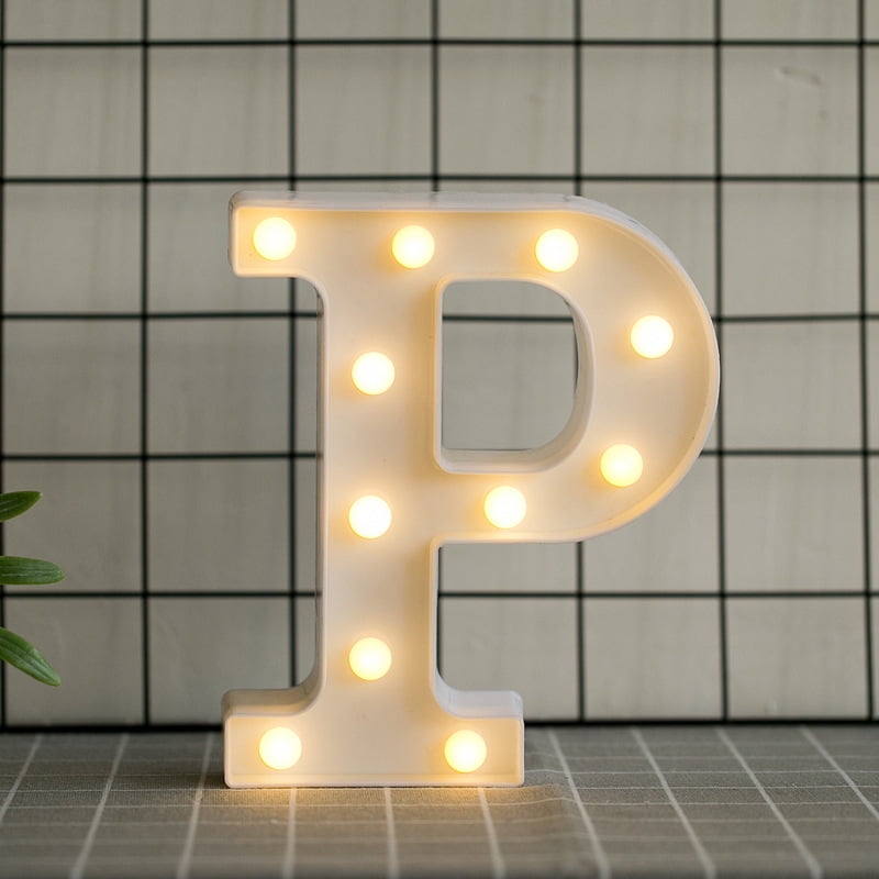 LED Marquee Letter Lights Sign, Light Up Alphabet Letter for Home Party ...