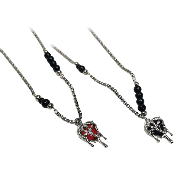 DESIGNICE 2026 New Goth Accessories,Dark Gothic Demon Edge Goth Jewelry ...