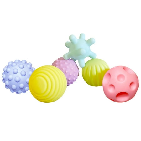 JOYWEI Textured Multi-Ball Set - Textured Ball Set Toy, Sensory ...