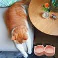 Cat And Dog Bowls Round Shaped Pet Bowls In Cute Cat Face Design Ideal ...