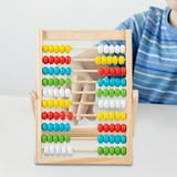 Wooden Abacus Classic Counting Tool 100 Beads Math Tool Counting Frame ...