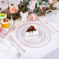 210 Pcs Clear and Black Plastic Plates, Happy New Year Disposable ...