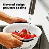 OXO SoftWorks 3 Quart Plastic Colander with Elevated Base and Easy-to ...