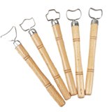 5Pcs Pottery Handle Shaping Tools Tea Cup Water Glass Handle Carving ...