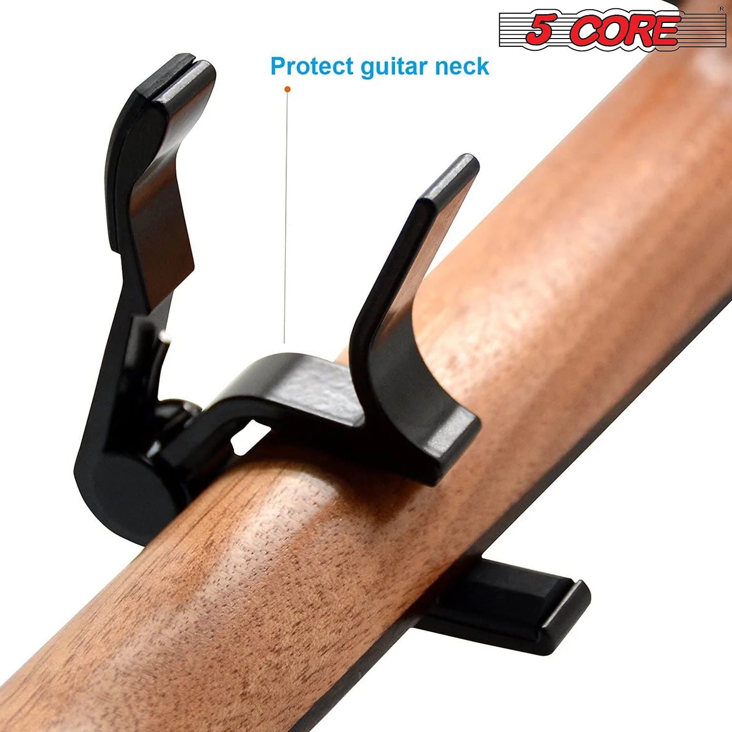 Buy 5 Core Guitar Capo Acoustic Clip Guitar String Instrument Clamp ...