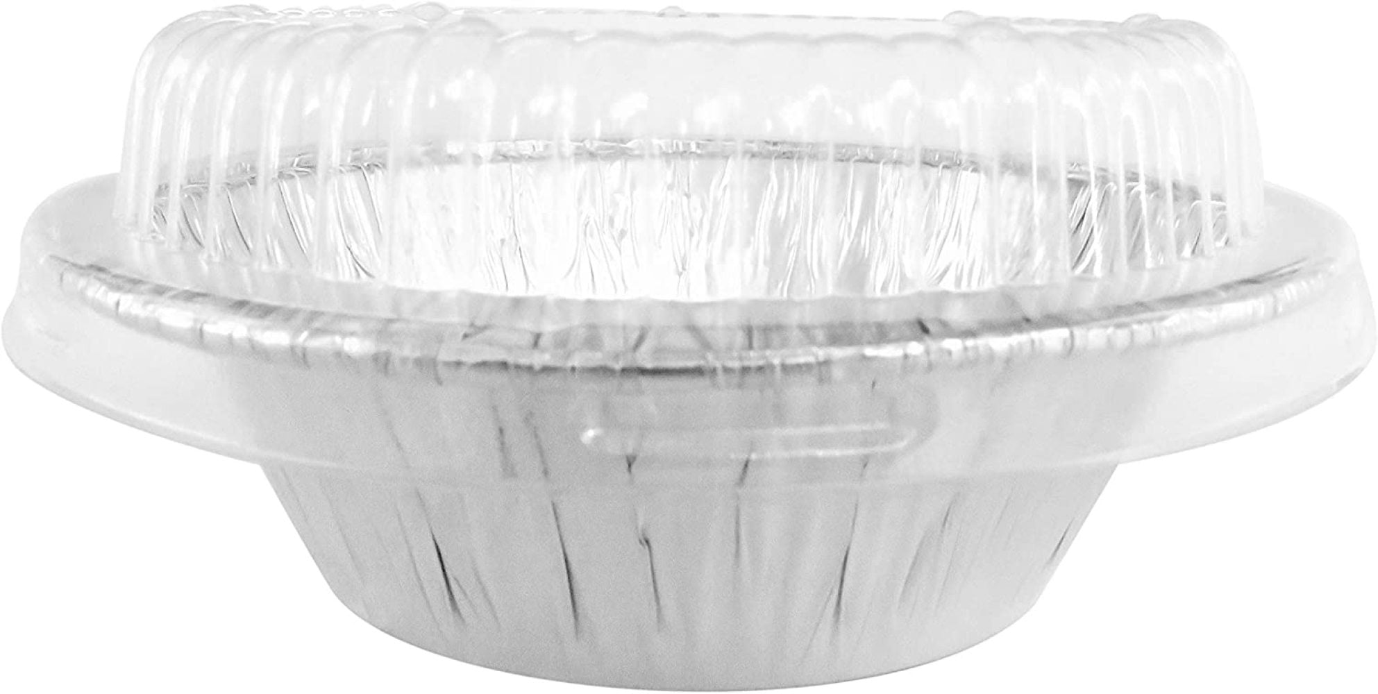 Disposable Aluminum 4 Deep Mini Pie Tart Pan With Clear Dome Lids disposable-aluminum-4-deep-mini-pie-tart-pan-with-clear-dome-lids