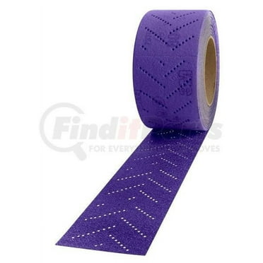 3M 36172 Hookit Blue Sandpaper 6" Disc - 80 Grade Multi-Hole, 50/Box ...