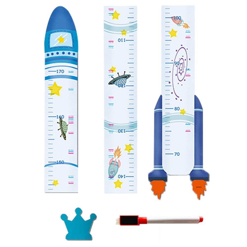 Height Chart Stickers Kids Room Wall Decor Removable Measurement Wall ...