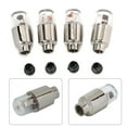 4pcs Car Wheel Tire Air Valve Stem Light Cap Cover Accessories ...
