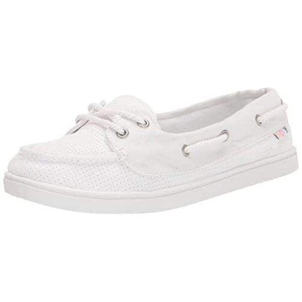 Roxy Women's Ahoy Slip on Boat Shoe Sneaker - Walmart.com