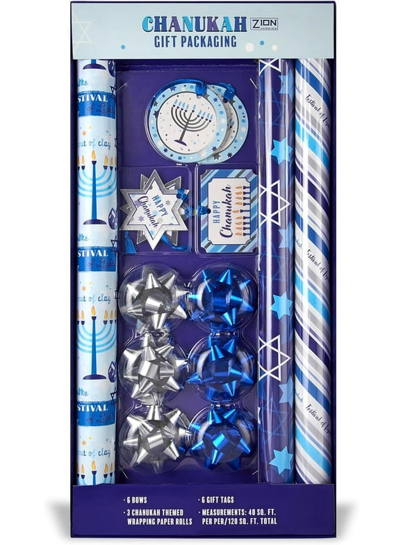 Hanukkah Gift Wrap in Hanukkah - Walmart.com