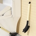 Crevice Cleaning Brush, Long Handle Hard Bristle with Tweezers ...