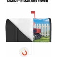250 Anniversary USA Flag Mailbox Covers Magnetic Mailbox Wraps, Floral ...