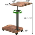 Lakwi Sofa Tray Table for Couch, 360°Swivel TV Tray for Small Spaces ...