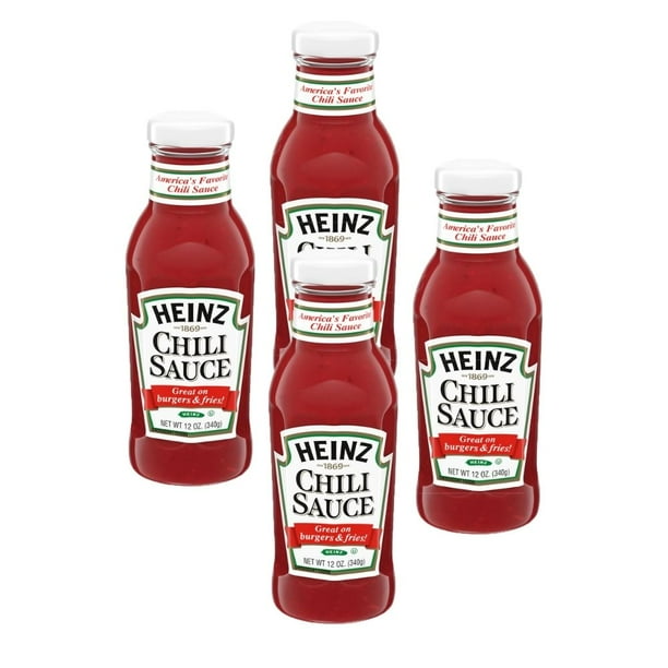 (4-Pack) Heinz Chili Sauce, 12 oz. Bottle - Walmart.com