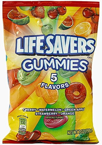 Life Savers Gummies Five Flavors, 7 ounce -- 12 per case - Walmart.com
