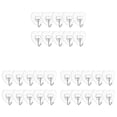 Adhesive Hooks for Hanging Wall Hooks; Transparent sticky hook for ...