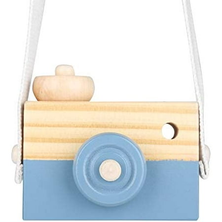 Mini Wooden Camera Toys Baby Kids Neck Hanging Photographed Props ...