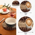 SKYSONIC Coffee Milk Cup Pot Holders Trivets, 2 Pcs Heat Resistant ...