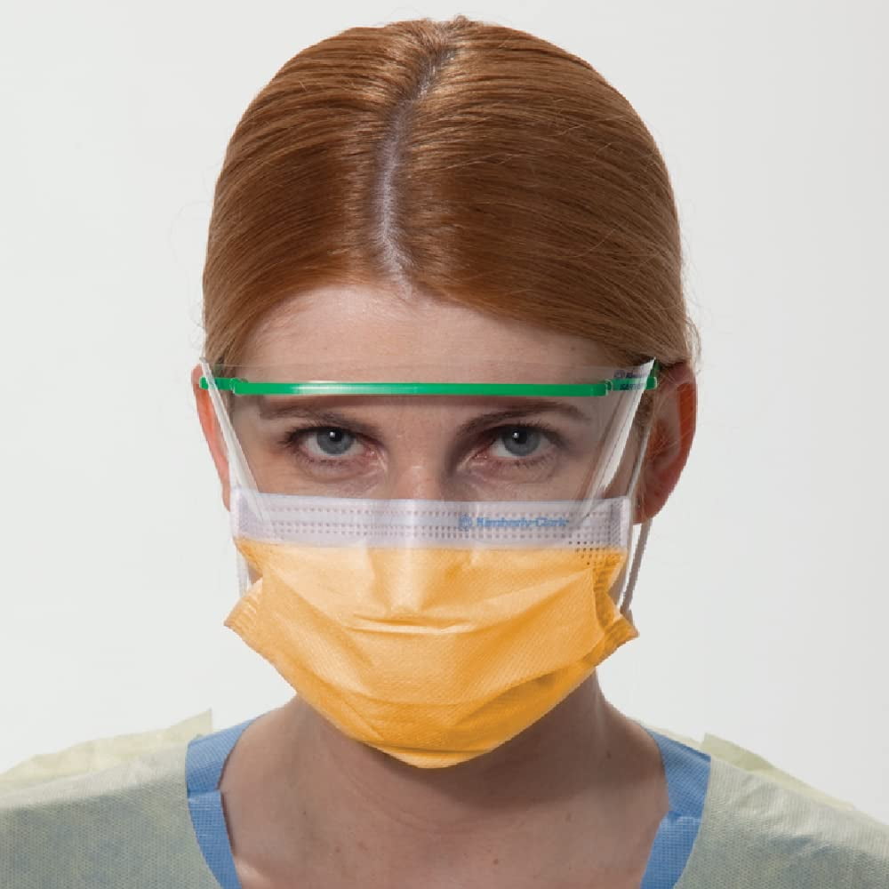 HALYARD FLUIDSHIELD 3 Disposable Procedure Mask, w/SO SOFT Earloops ...